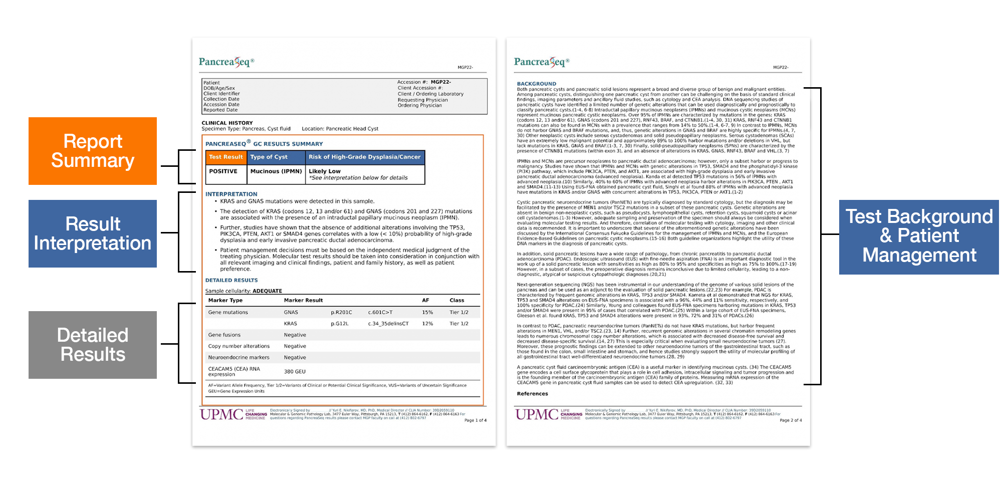 Example Reports – PancreaSeq